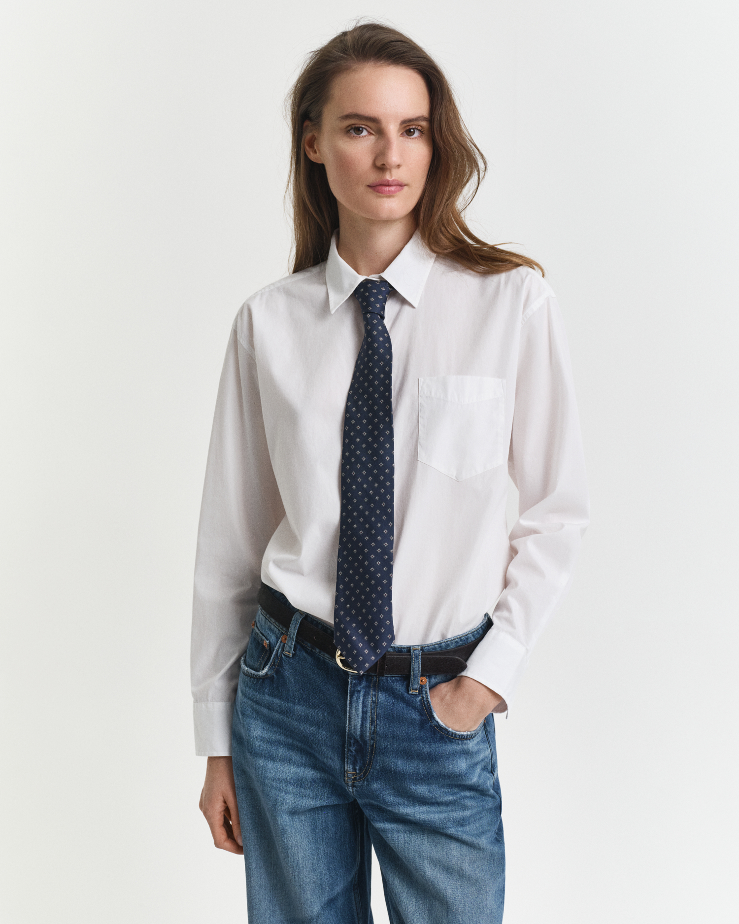 Relaxed Fit klassisk poplin-skjorte - GANT